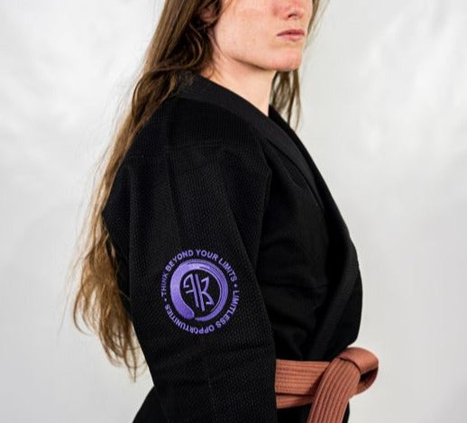 LIMITLESS FEMALE GI - BLACK (LIMITED STOCK) – Flawless Kimonos Inc.